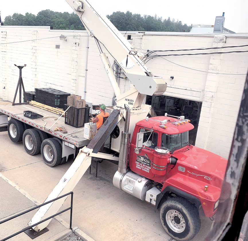 Crane Enables A/C Unit Installation | News, Sports, Jobs - The ...
